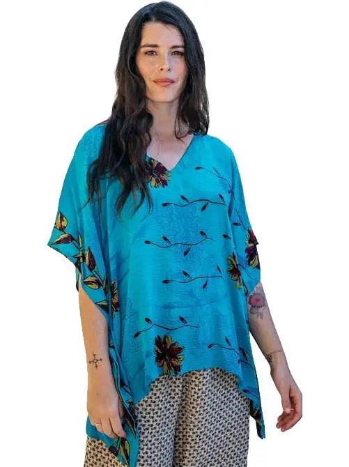 SUN CHILD Mini Caftan Eterena - Blue