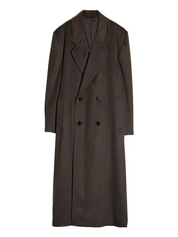 Gucci Soft Cashmere Long Coat - Brown