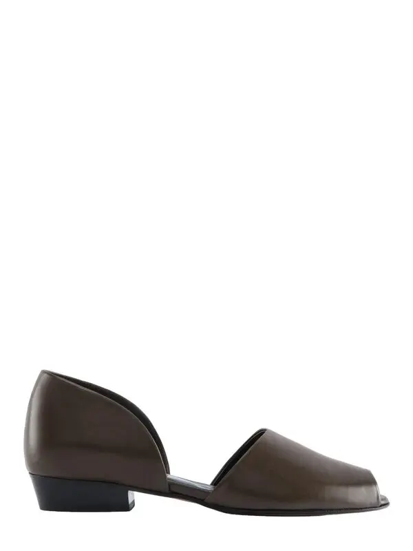 JUDE Padre Ballerina Mocha Leather - Brown