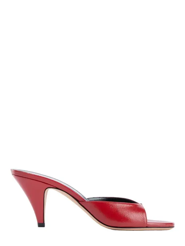 JUDE Haze Sandal Creased Leather - Red