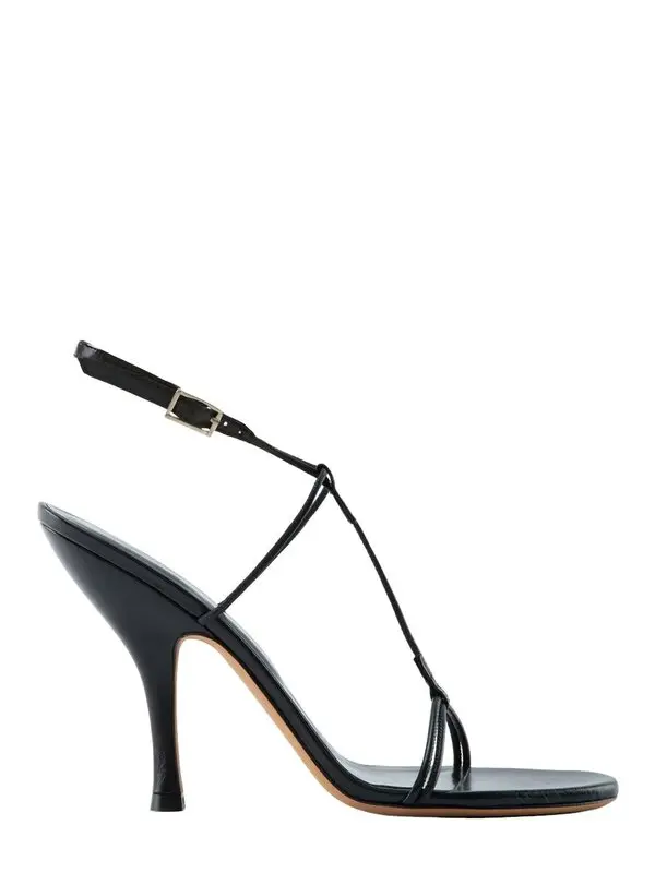 JUDE Mixer Sandal In Leather - Black