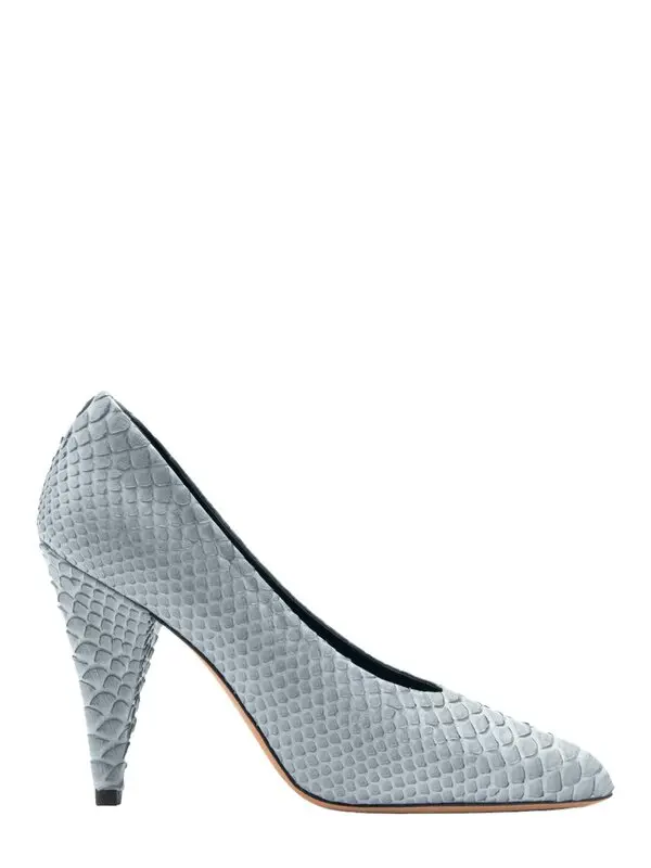 JUDE Inez Pump Python Leather - Grey