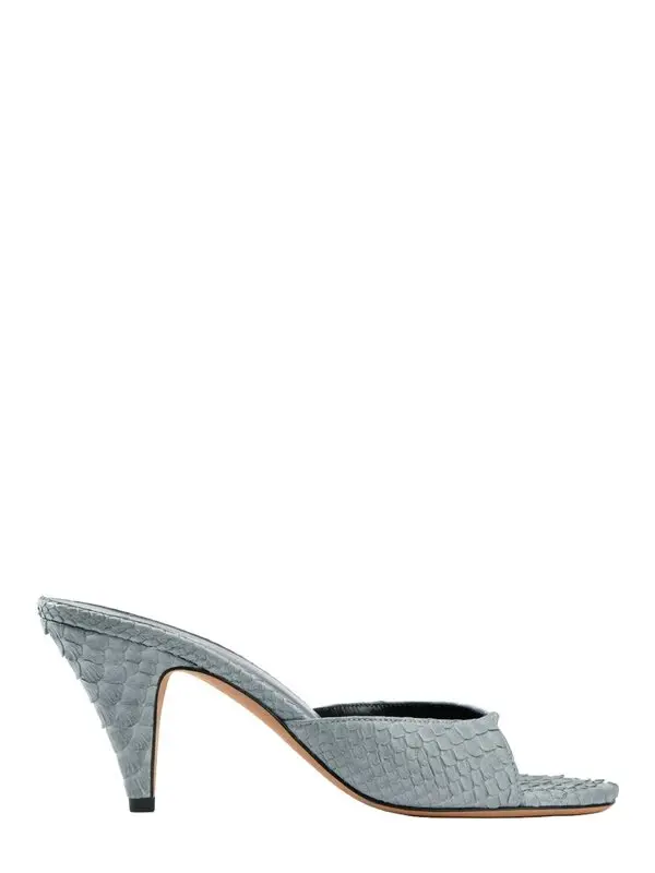 JUDE Haze Sandal Python Leather - Grey