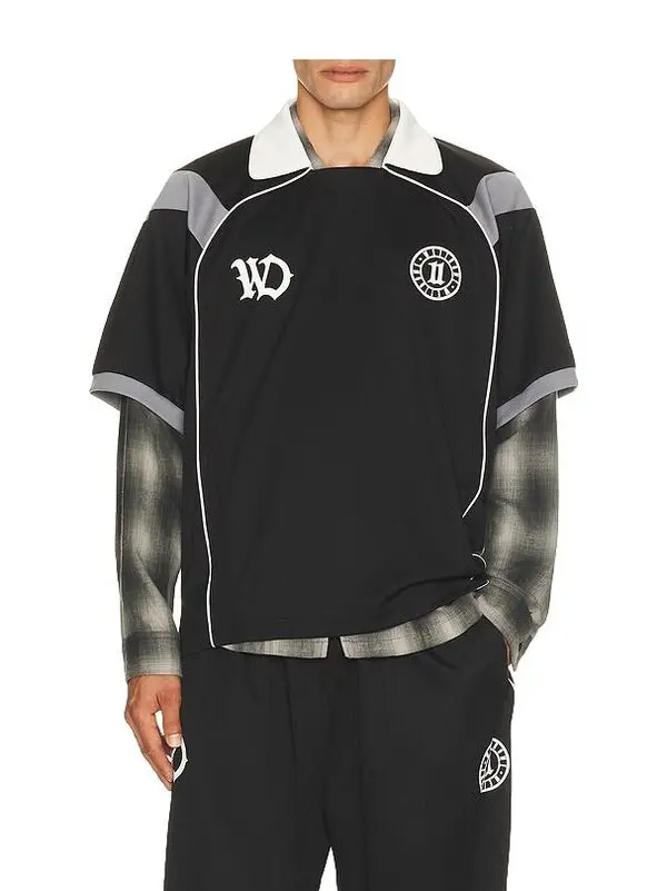 We11Done Piping Track Jersey - Black