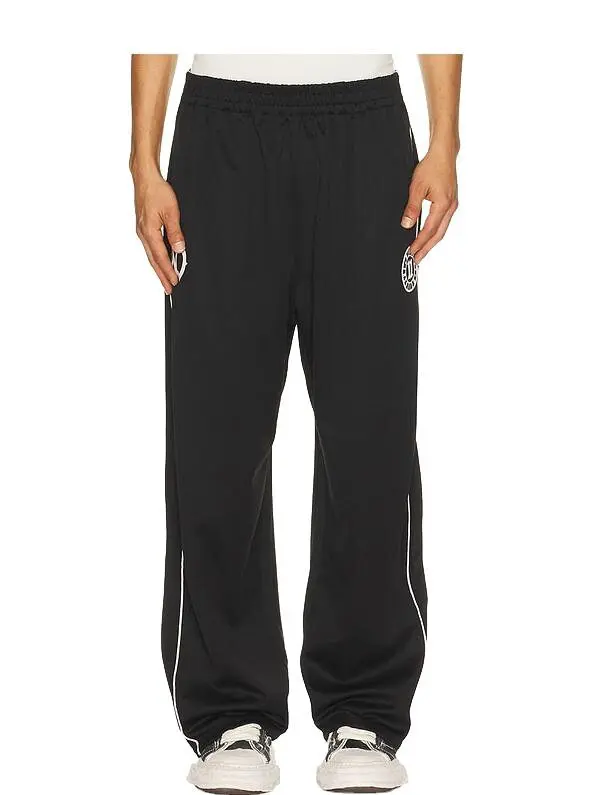 We11Done Piping Track Pants - Black