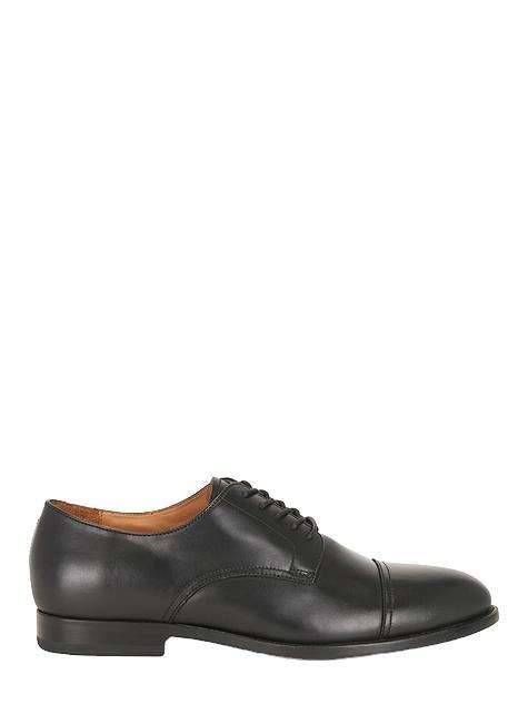 Polo Ralph Lauren Owen Leather Captoe Derby Dress Shoe - Black