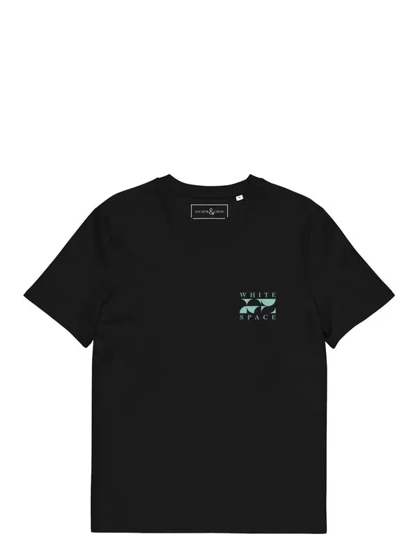 ANCHOR & CREW Fifteen White Space Editions Organic Cotton T-shirt - Black