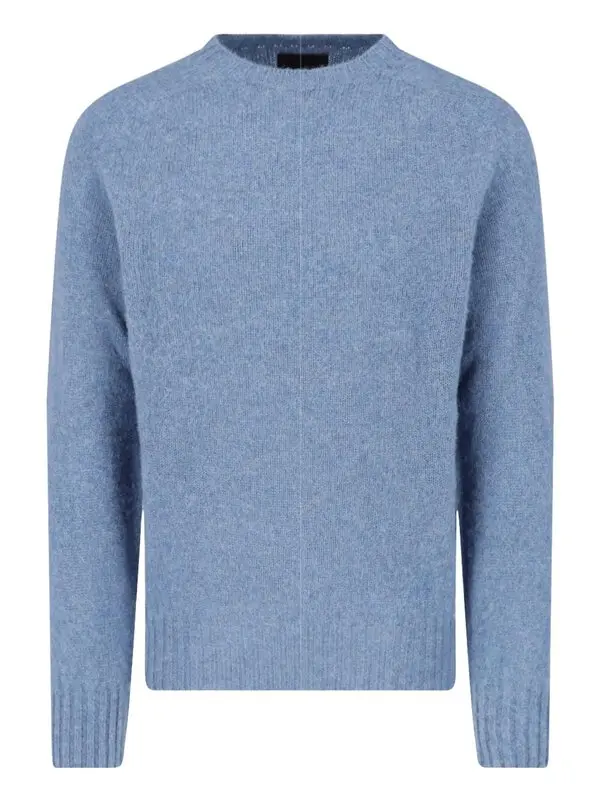 Howlin' Sweater “birth Of The Cool” In Light Fine Wool By - Blue