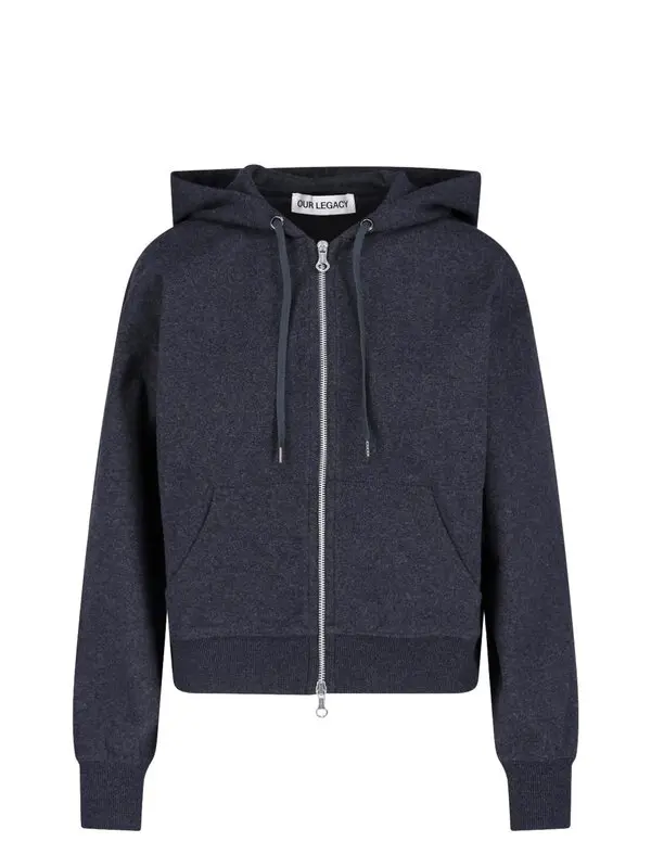 Our Legacy Zip Hoodie "rascal - Black