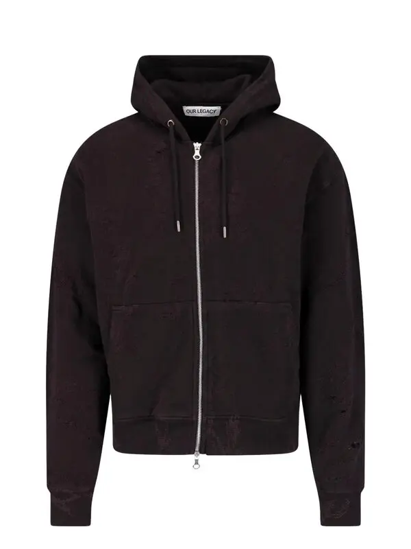 Our Legacy Zip Hoodie "rascal - Brown