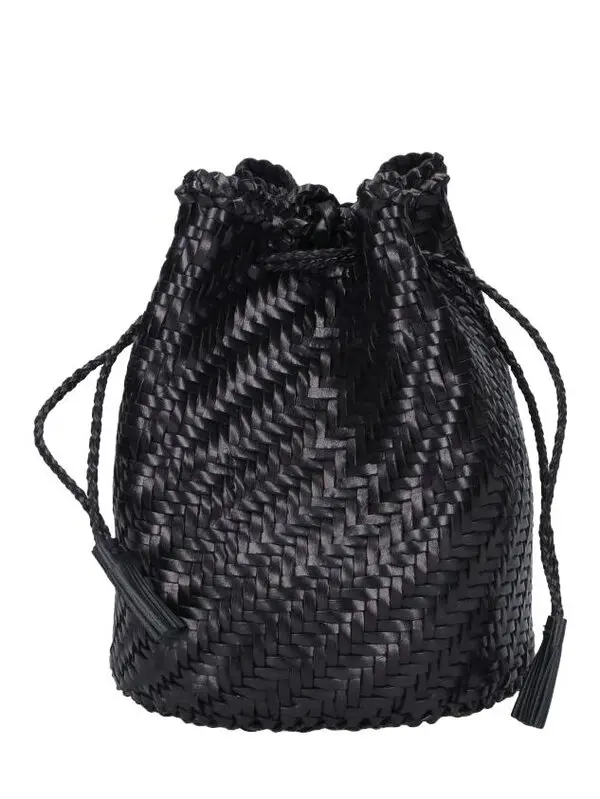 Dragon Diffusion Bucket Bag "pompom Double Jump - Black
