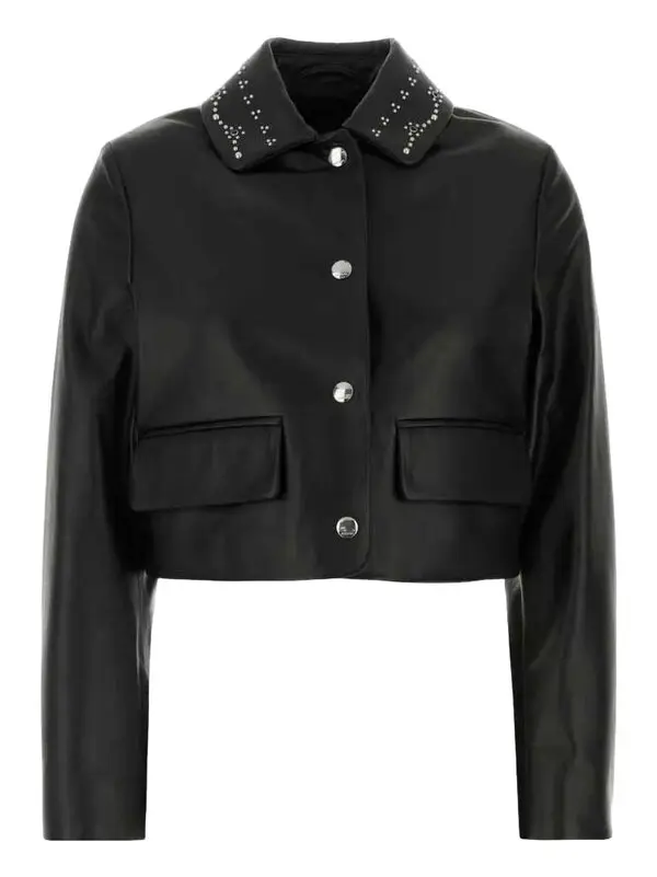 Marni Studded Leather Jacket - Black