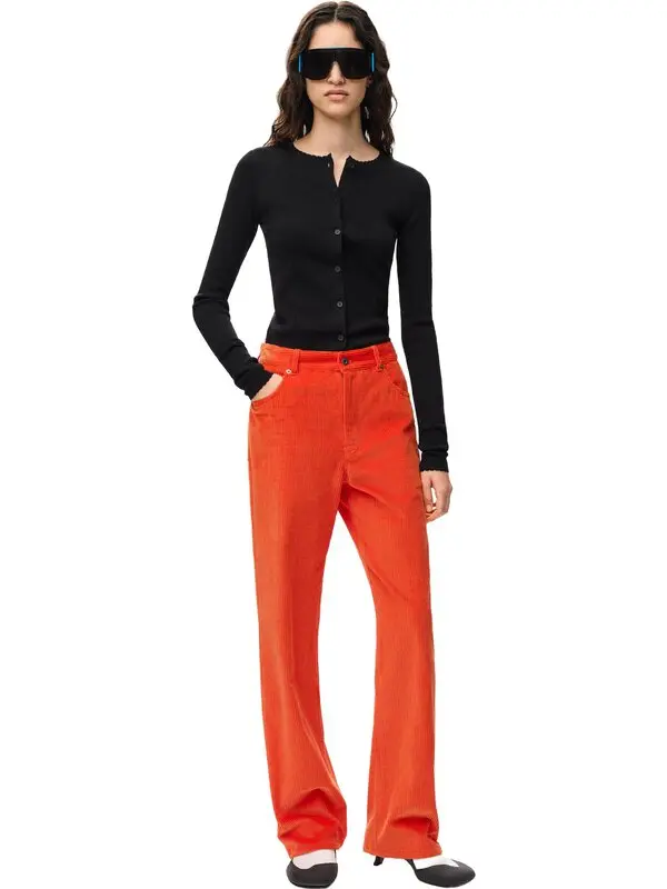 Loewe Cardigan In Wool - Black