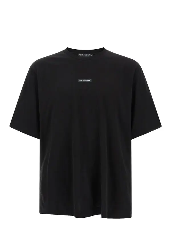 Dolce & Gabbana Logo Patch T-shirt - Black