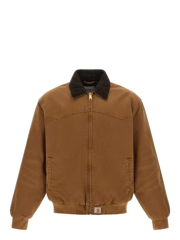 Carhartt Work In Progress Og Santa Fe' Jacket - Brown