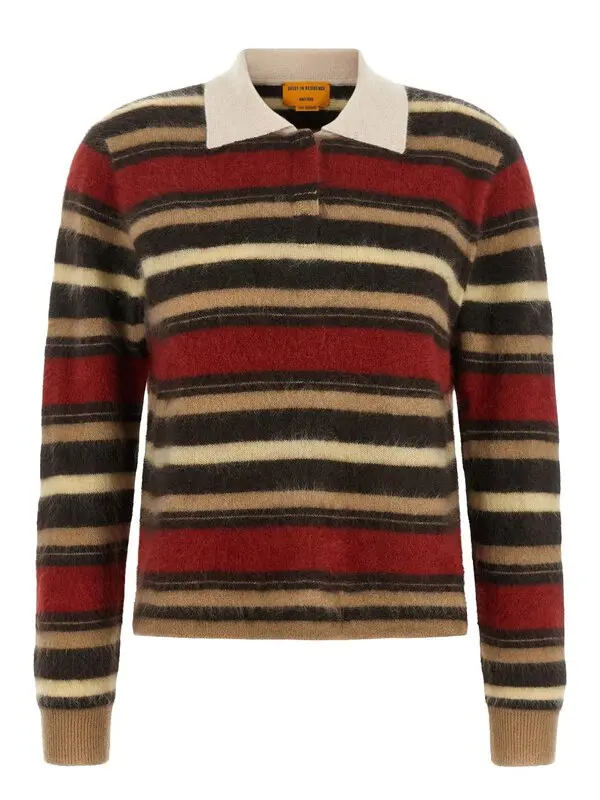 Guest In Residence Grizzly Cropped Rugby' Polo Shirt - Multi