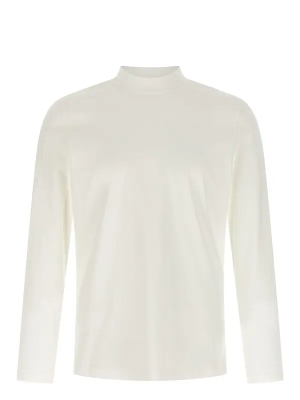 Brunello Cucinelli Chimney Neck T-shirt - White