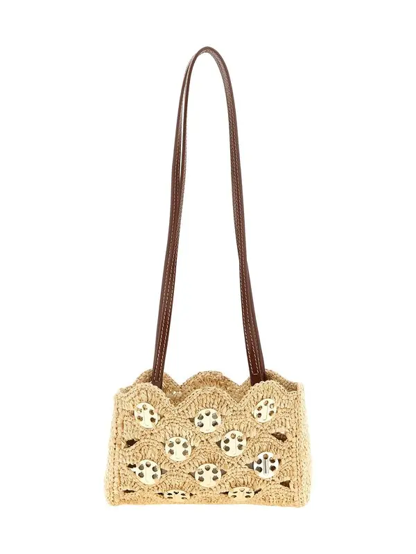 Rabanne 1969' Shoulder Bag - Beige