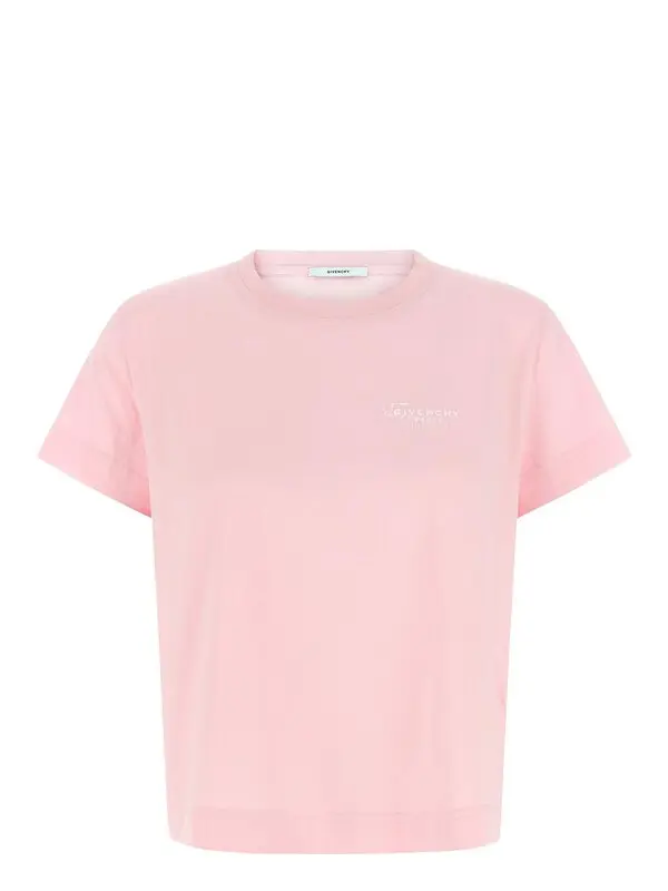 Givenchy T-shirt 'logo Stamp - Pink