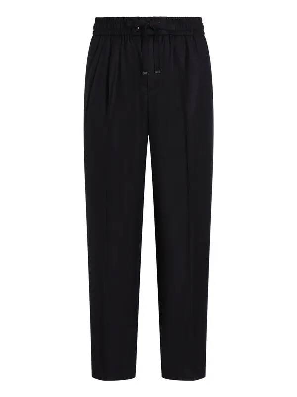 Dolce & Gabbana Flannel Jogging Trousers - Blue