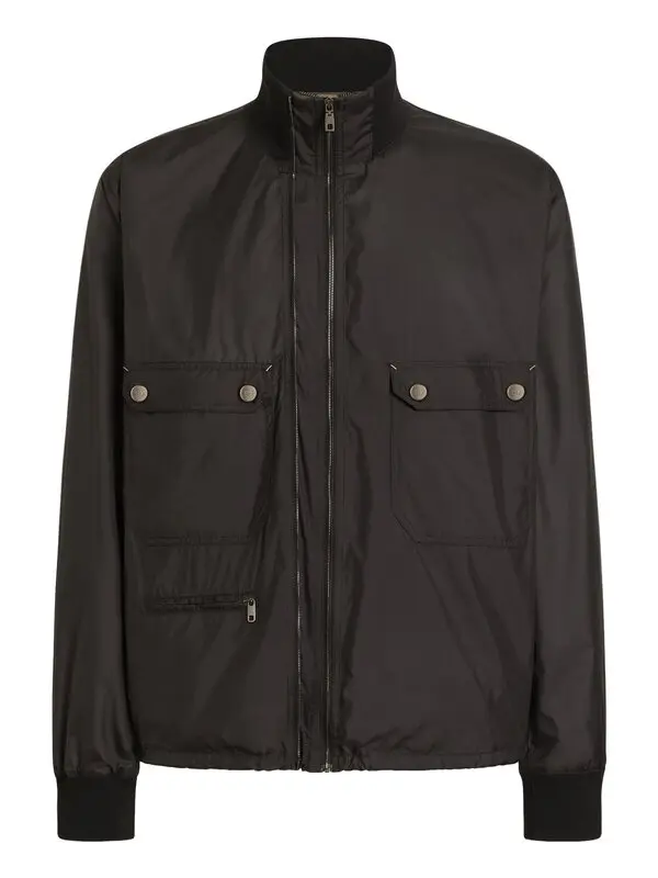 Dolce & Gabbana Lightly Padded Nylon Jacket - Black