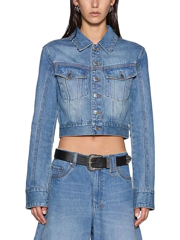 Ksubi Cotton Slim Trucker Jacket - Denim