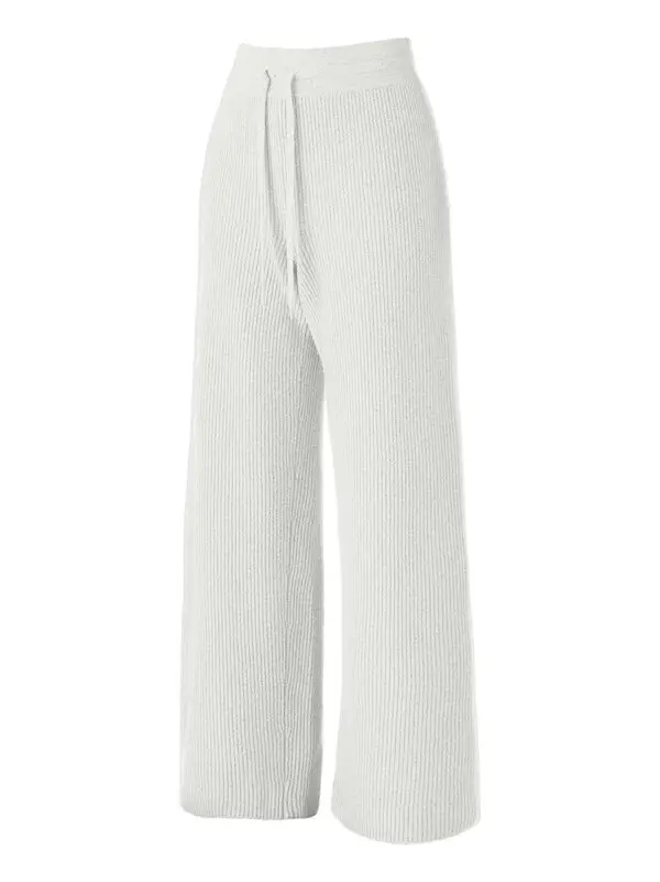 Mackage Tove-z Relaxed Wool Knit Pants - Cream