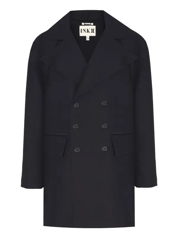 IN.K II Kneelength Suit Jacket - Black