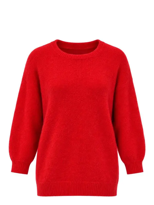 LUELLA FASHION Bettina Long Alpaca Jumper - Red