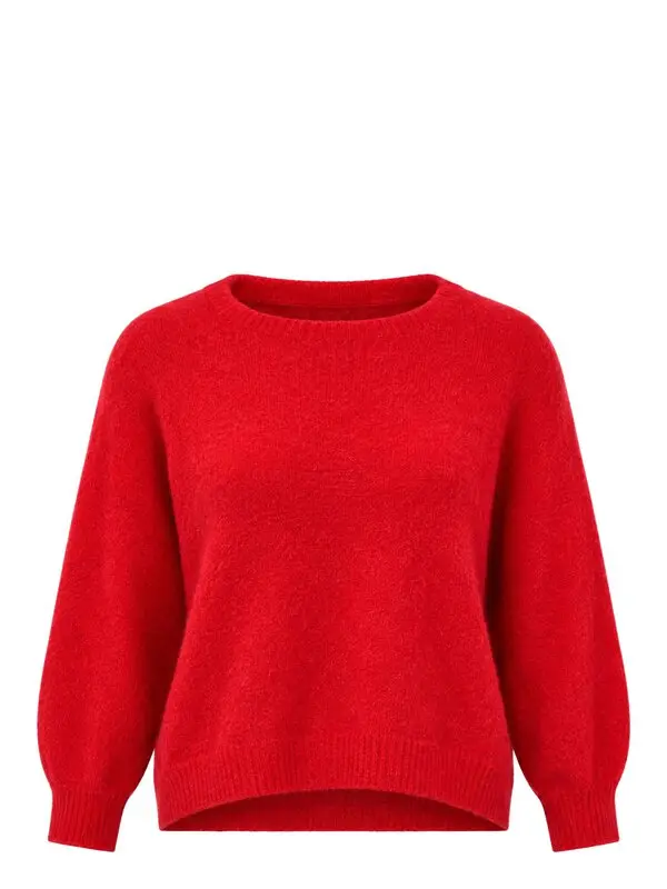 LUELLA FASHION Bettina Short Alpaca Jumper - Red
