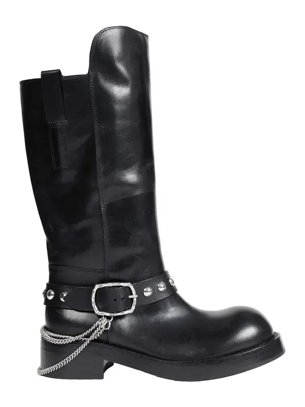 ANN DEMEULEMEESTER Edeed Riding Boots - Black