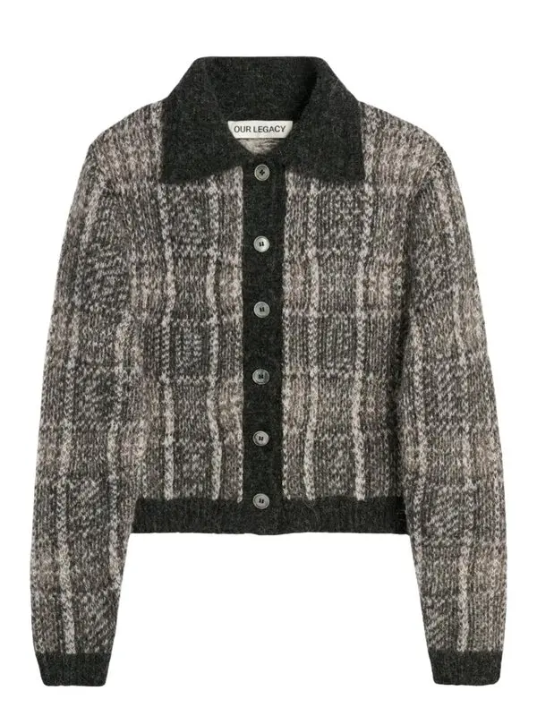 Our Legacy Long-sleeve Textured Knit Top - Black