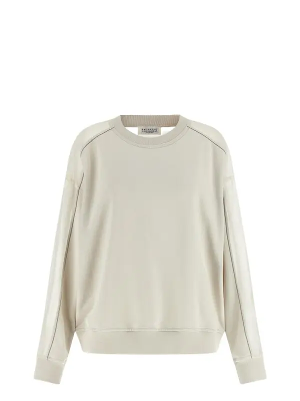Brunello Cucinelli Long Sleeve Crewneck Sweatshirt - No