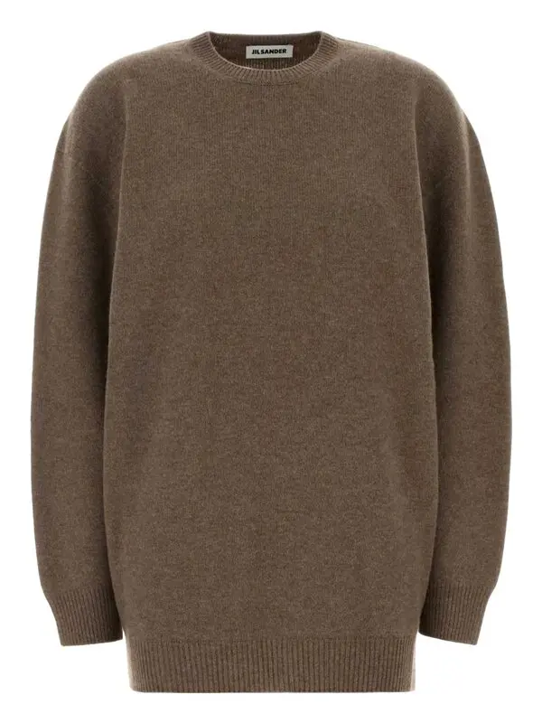JIL SANDER Oversized Crew-neck Knitted Sweater - No