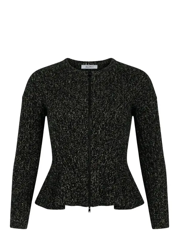 Max Mara Two-tone Thick Knit - Black