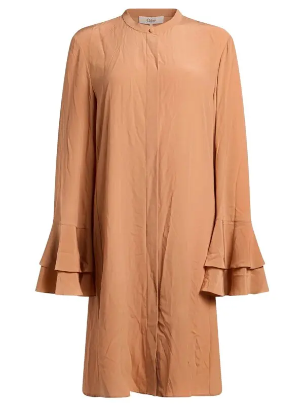 Chloé Simple Long-sleeved Dress - No