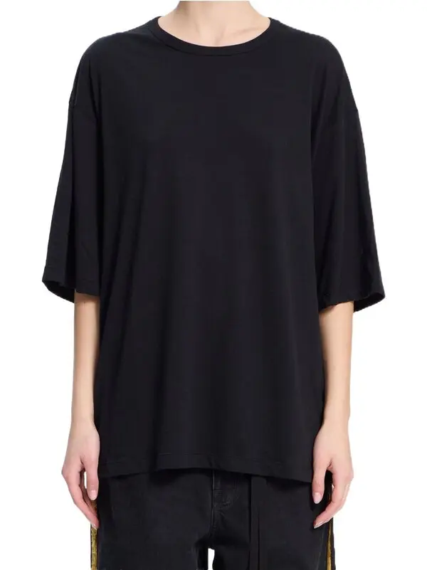 ANN DEMEULEMEESTER Crew-neck T-shirt - Black