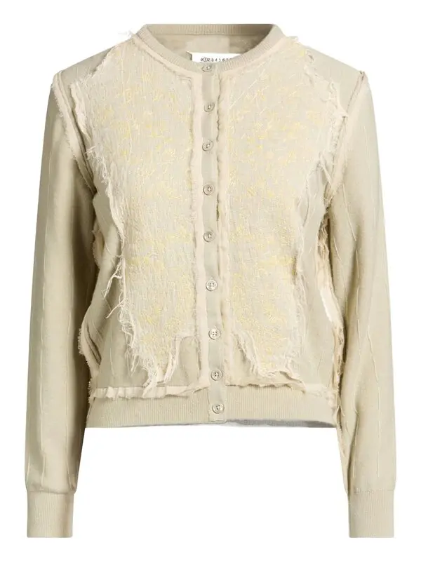 MAISON MARGIELA Colorful Wool Knit Sweater - Green