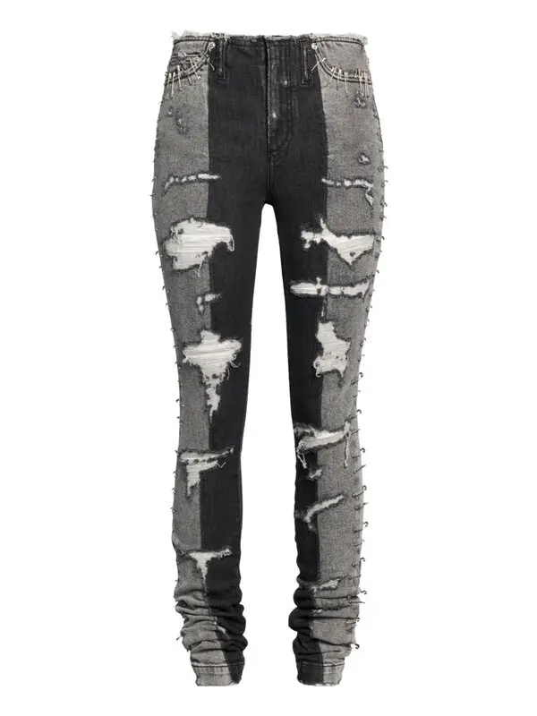 Dolce & Gabbana Two-color Stretch Jeans - Grey