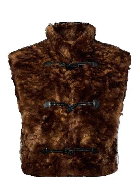 Isabel Marant Étoile Jocya Toggle Faux Fur Coat - Brown