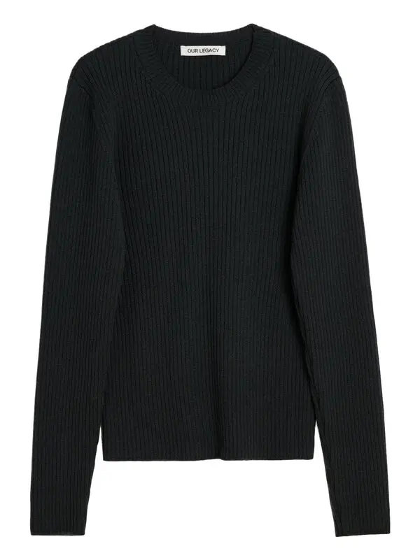 Our Legacy Long-sleeved Sweater - Black