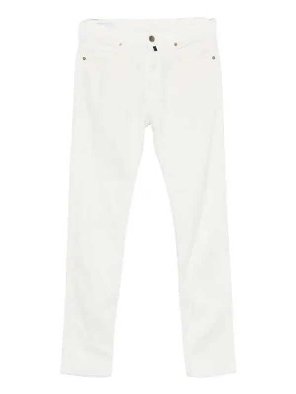 Incotex Slim Trousers - White