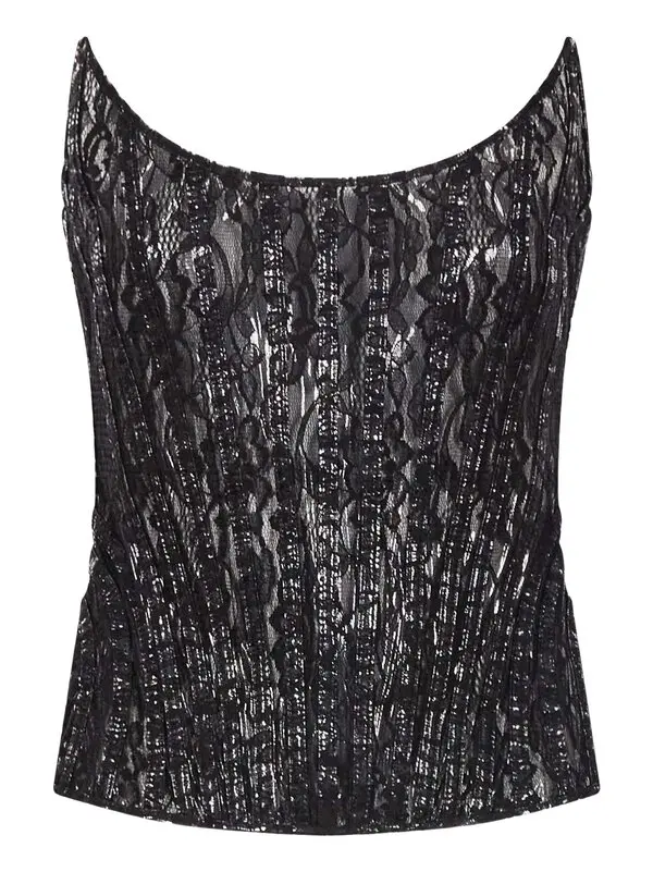 Giuseppe Di Morabito Laced Corset Top - No