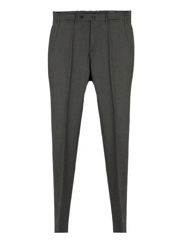 Incotex Pleated Wool-blend Pants - Grey