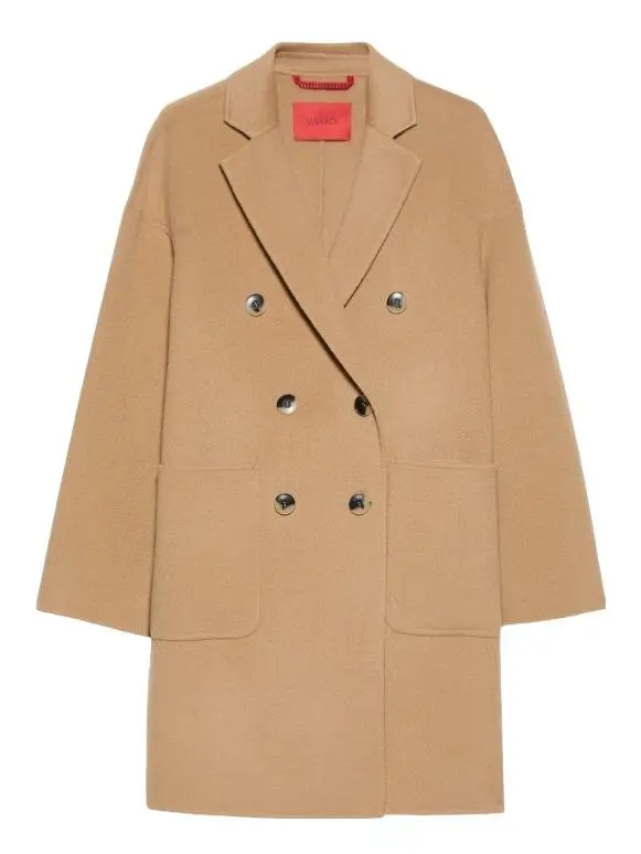 MAXCO. Double-woven Wool Coat - Camel