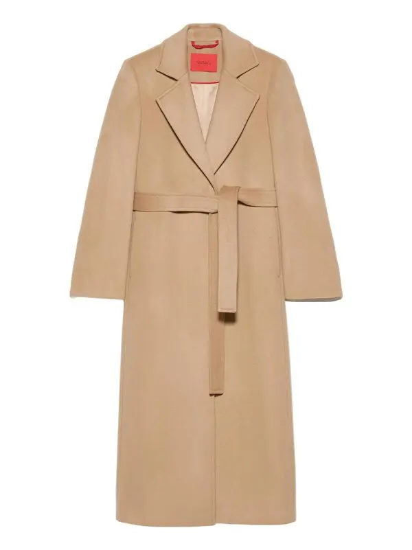 MAXCO. Longrun Coat In Drap - Camel