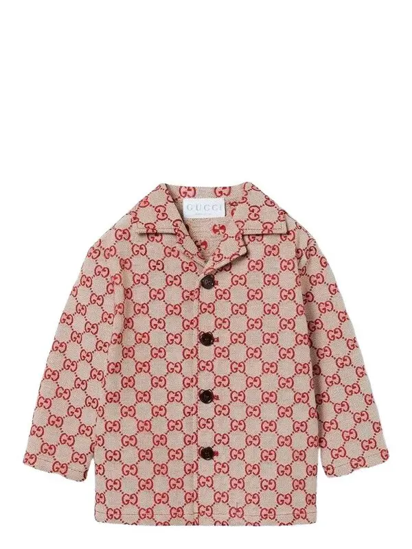 Gucci Baby Gg Canvas Jacket - Red