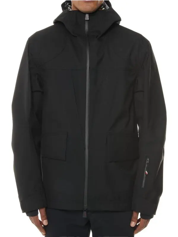 Moncler Long-sleeve Casual Jacket - Black