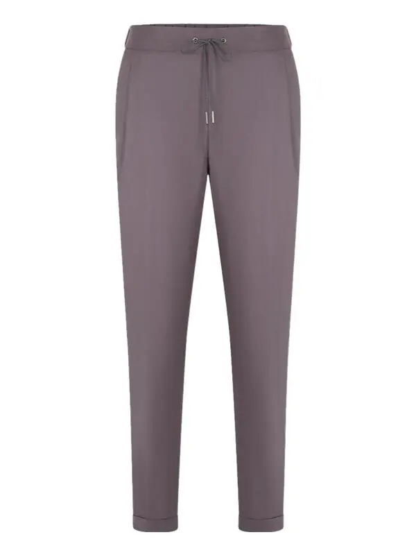 Fabiana Filippi Casual Pants With An Elasticated Drawstring Waist - Gray