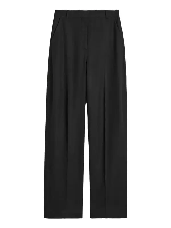 TOTEME High-waist Trousers - Black